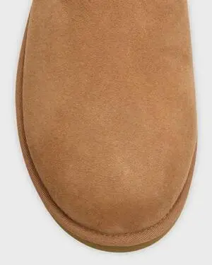 UGG Classic Ultra Mini Leather Ankle Boots - Che
