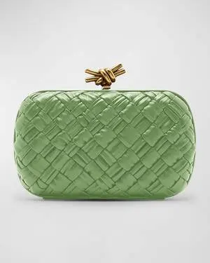 Bottega Veneta Bottega Veneta Knot Clutch Bag - Fennel-m Brass