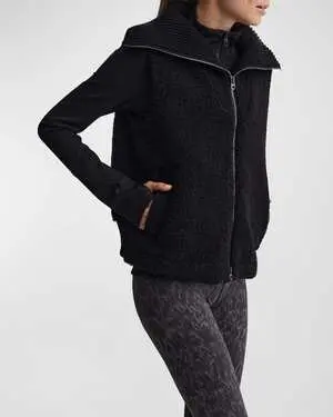 Varley Aspen Sherpa Gilet Black