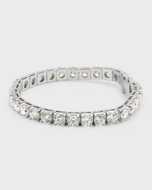 Neiman Marcus Lab Grown Diamond Tennis Bracelet - White Gold