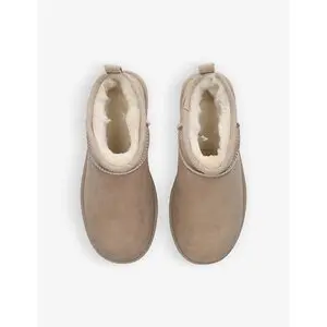 UGG Classic Ultra Mini Sheepskin Boots - Beige