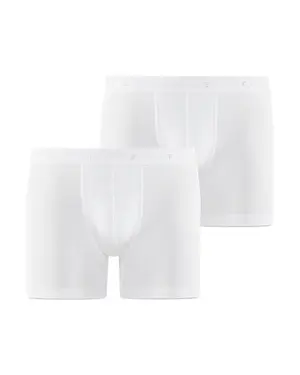 Falke Cotton Blend Boxer Briefs, Pack Of 2 - White