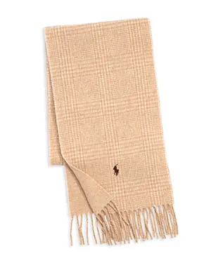 Polo Ralph Lauren Wool Blend Reversible Scarf Classic
