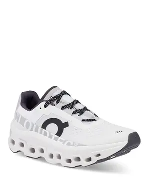 On Cloudmonster Road Running Sneakers - All White