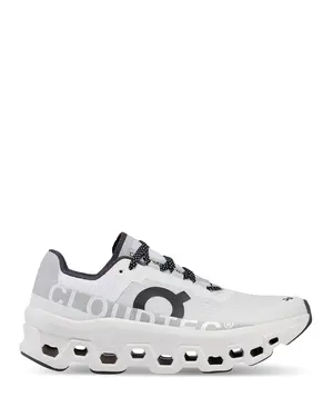 On Cloudmonster Road Running Sneakers - All White
