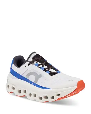 On Cloudmonster Road Running Sneakers Frost/cobalt