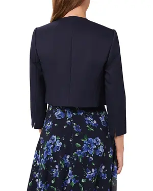 HOBBS LONDON Elize Cropped Jacket - Midnight Navy
