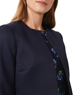 HOBBS LONDON Elize Cropped Jacket - Midnight Navy