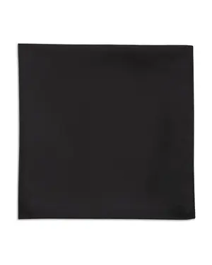 Bloomingdale'S Solid Silk Pocket Square Exclusive - Black