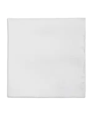 Bloomingdale'S Solid Silk Pocket Square Exclusive - White