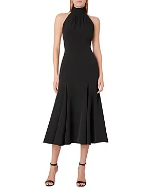 MILLY Penelope Halter Midi Dress