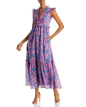 Banjanan Constance Ruffled Tiered Maxi Dress
