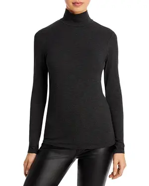Majestic Filatures Turtleneck Tee - Anthra