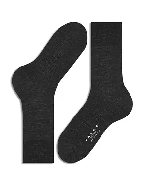Falke Airport Wool Blend Socks - Anthra Melange