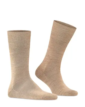 Falke Airport Wool Blend Socks - Nutmeg Melange