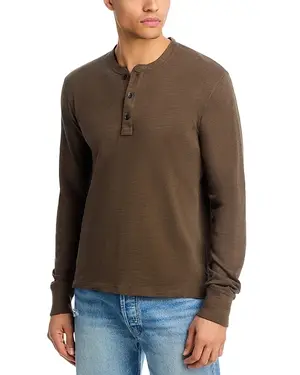 Rag & Bone Classic Flame Henley Tee Stone
