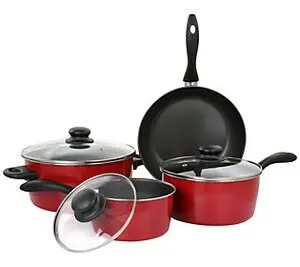 Gibson Home Armada 7 Pc. Carbon Steel Cookware Set - One-color