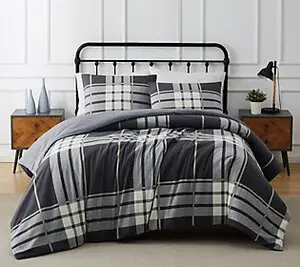 TRULY SOFT Milo Plaid King 3 Piece Flannel Comf Orter Set