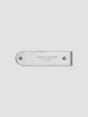 Saint Laurent Id Money Clip In Metal