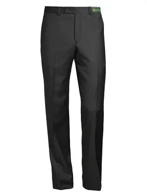 SAKS FIFTH AVENUE Collection Wool Basic Pants - Black
