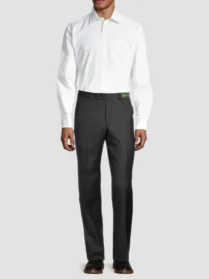 SAKS FIFTH AVENUE Collection Wool Basic Pants - Black