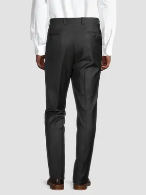 SAKS FIFTH AVENUE Collection Wool Basic Pants - Black