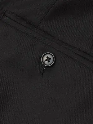 SAKS FIFTH AVENUE Collection Wool Basic Pants - Black