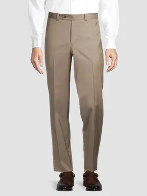 SAKS FIFTH AVENUE Collection Oslo Basic Wool Pants - Beige