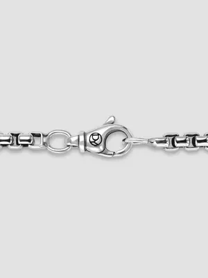 David Yurman Box Chain Necklace In Sterling 3.6mm