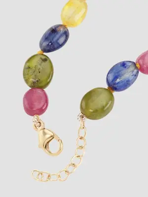 Jia Jia Sapphire & 14k Yellow Gold Smooth Candy Necklace