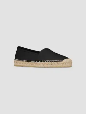 Saint Laurent Monogram Espadrilles In Lambskin