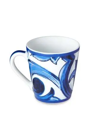 Dolce & Gabbana Archive-print Porcelain Mug - Blue