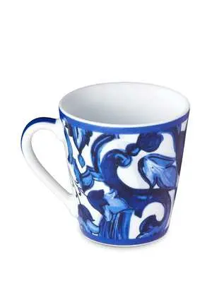 Dolce & Gabbana Archive-print Porcelain Mug - Blue