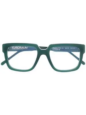 KUBORAUM K3 Square-frame Glasses - Green