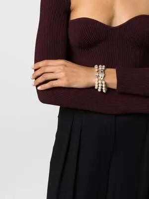 VIVIENNE WESTWOOD Pearl Orb Bracelet - Neutrals
