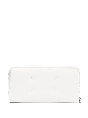 MAISON MARGIELA Four-stitch Zip-around Wallet - White