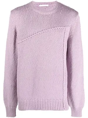 Helmut Lang Seamed Knitted Jumper