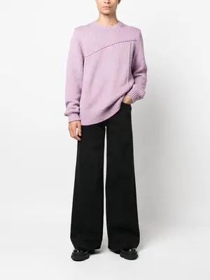 Helmut Lang Seamed Knitted Jumper