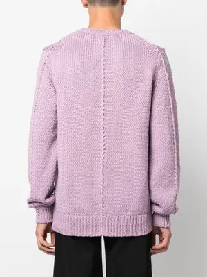 Helmut Lang Seamed Knitted Jumper