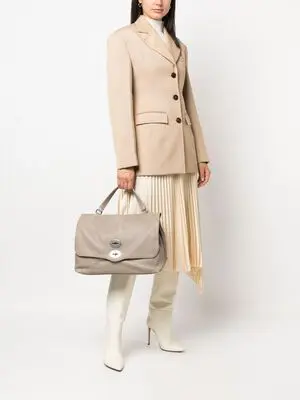 ZANELLATO Postina Daily Medium Tote Bag - Grey