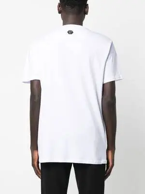 Philipp Plein Skull-print Crew-neck T-shirt - White