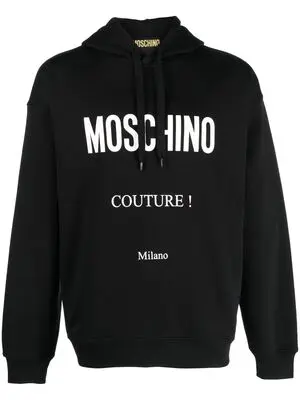 Moschino Couture! Print Hoodie - Black