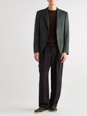 Loro Piana Torino Cashmere And Alpaca-blend Blazer - Gray