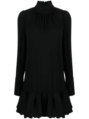 Rabanne Frilled-hem Short Dress