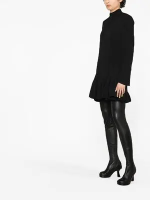 Rabanne Frilled-hem Short Dress