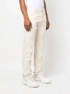 424 Bleach-wash Straight-leg Jeans