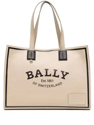 Bally Crystalia Leather Tote Bag