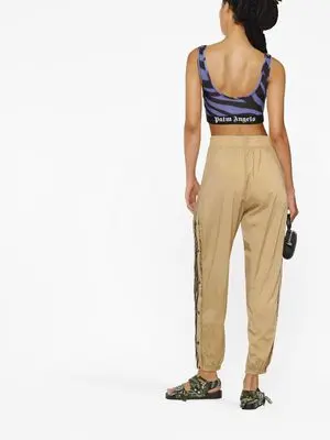 Palm Angels Logo-band Crop Top