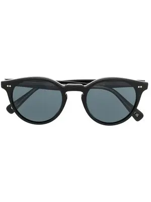Oliver Spencer Romare Round-frame Sunglasses - Black
