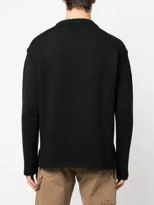 TEN C Crew-neck Knitted Jumper